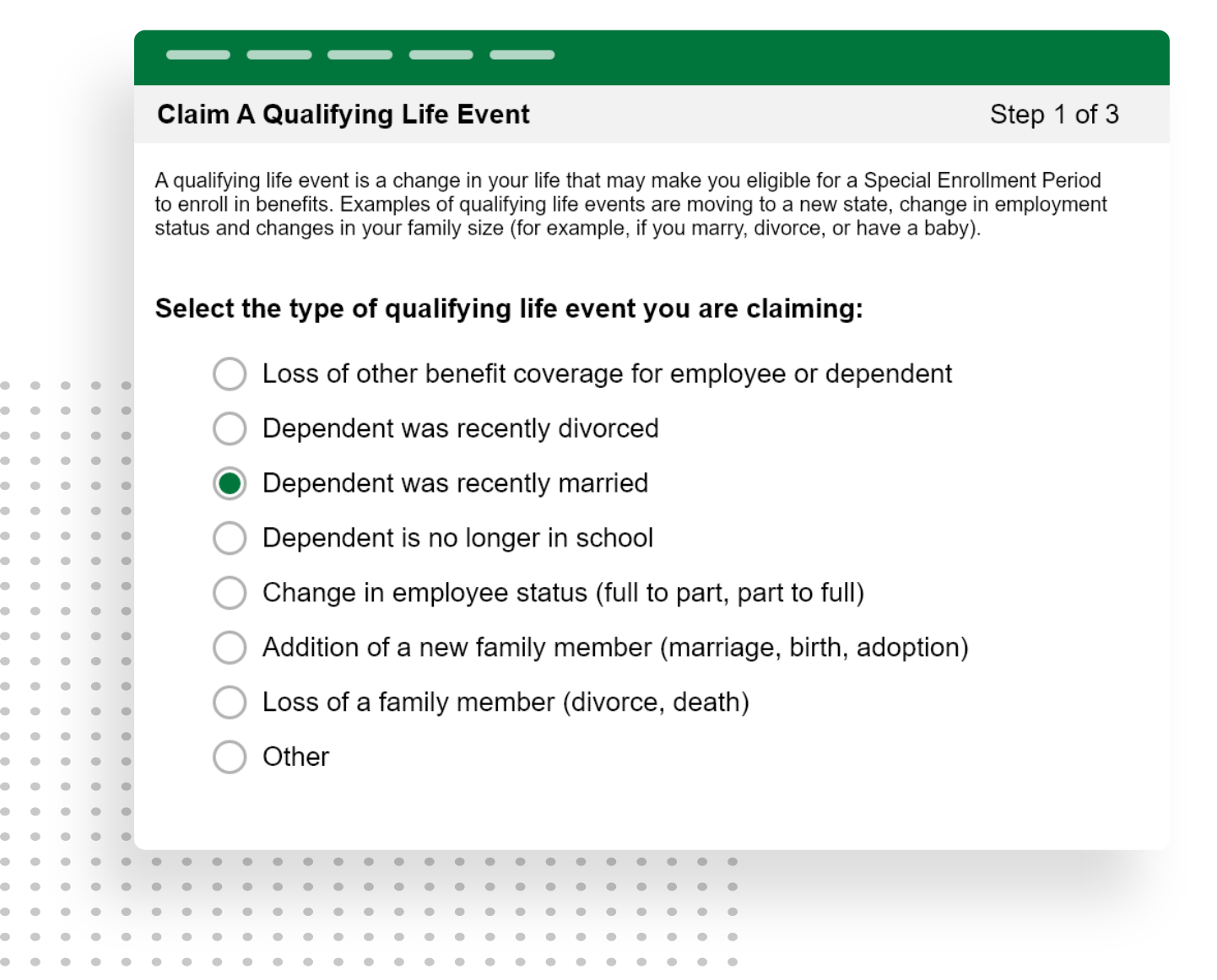 Life Event Management | Benefits Admin Software | Greenshades