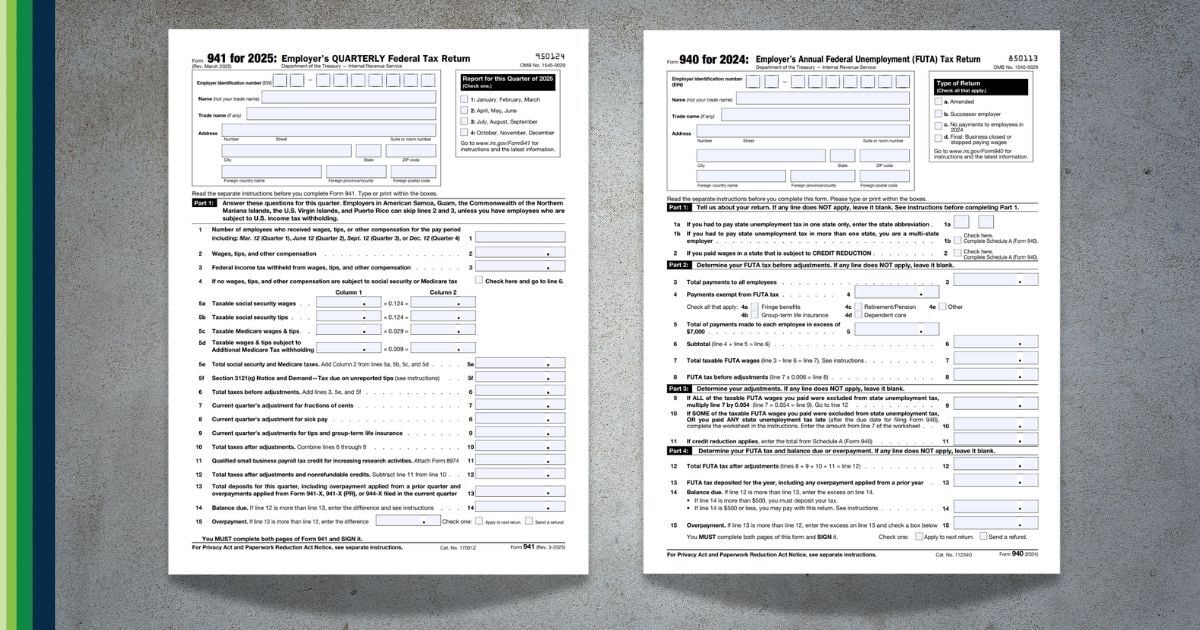 Understanding Form 940 and Form 941 for Smooth Tax Filing